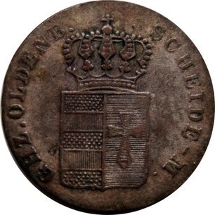 German Silver 4 Grote (1/18 Thaler) Oldenburg / Grand Duchy 1840 KM ...