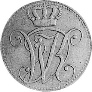 German Copper 4 Heller Hesse-Cassel / Electorate / Regular Coinage 1815 ...