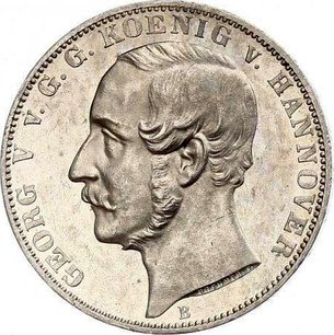German Silver Thaler Hannover / Kingdom / Regular Coinage 1857-1866 KM ...