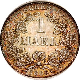 Silver Mark Standard Coinage 1873-1887 Km# 7 | coinscatalog.NET