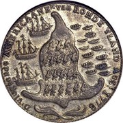 USA Rhode Island Ship Token Rhode Island Ship Tokens 1779 KM# Tn28b ...