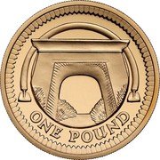 Great Britain Gold One Pound "Egyptian Arch Bridge" 2006-2008 KM# 1059b ...