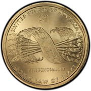 USA $1 "Sacagawea Dollar" 2010 coin value KM# 474 | coinscatalog.NET
