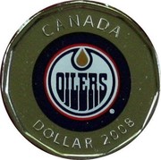 Canadian Dollar "Edmonton Oilers" 2008-2009 KM# 791 | coinscatalog.NET