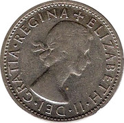 Australian Silver Shilling "Elizabeth II" 1953-1954 coin value KM# 53 ...