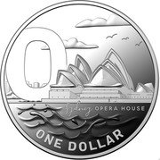 Australian Silver One Dollar "Letter O. Sydney Opera House" 2021 ...