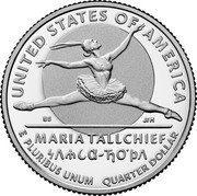 USA Quarter Dollar "Maria Tallchief" 2023 | coinscatalog.NET