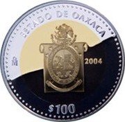 Mexican 100 Pesos "Oaxaca" 2004 KM# 810 | coinscatalog.NET