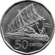Fijian 50 Cents 2010 coins | coinscatalog.NET