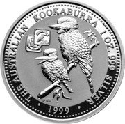 Australian 1 Oz Silver 1 Dollar "The Australian Kookaburra (Square ...